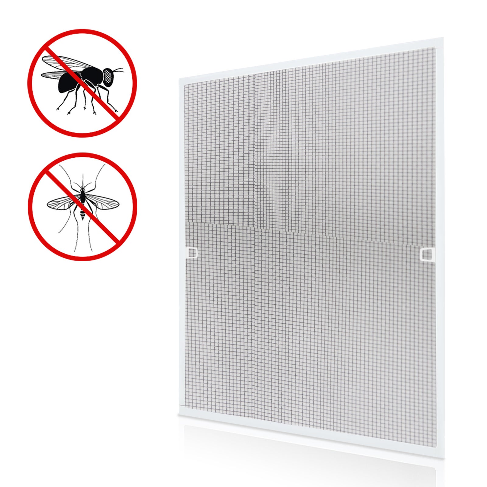 Zanzariera per finestre zanzariera telaio in alluminio zanzariera garza ...