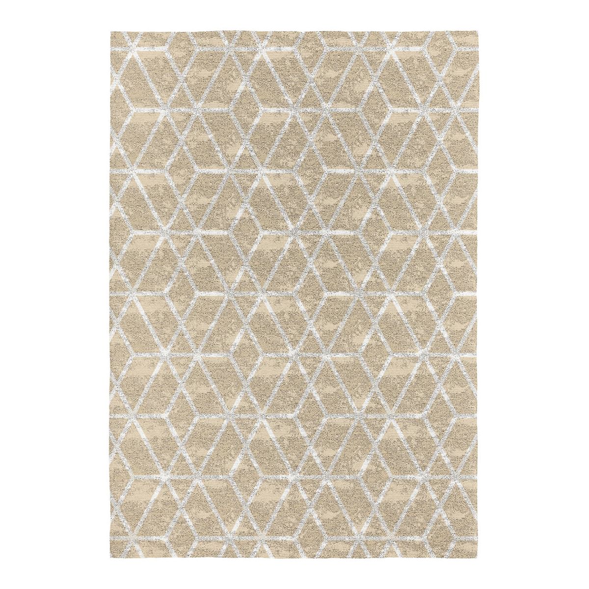 Tapis géométrique scandinave en Beige 200x290 TRICO | Leroy Merlin