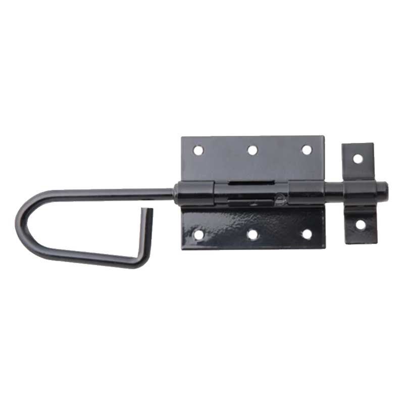 Verrou baïonnette Ø12 x 200mm zingué noir - Alberts | Leroy Merlin