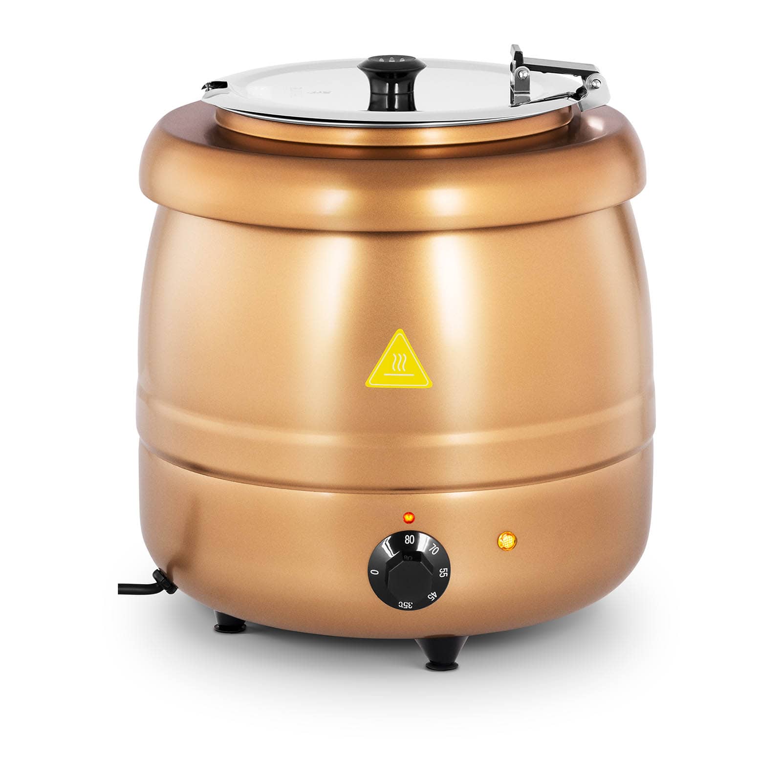 Soupière Électrique Marmite Cuve Amovible Marmite Faitout Inox Doré 10 ...