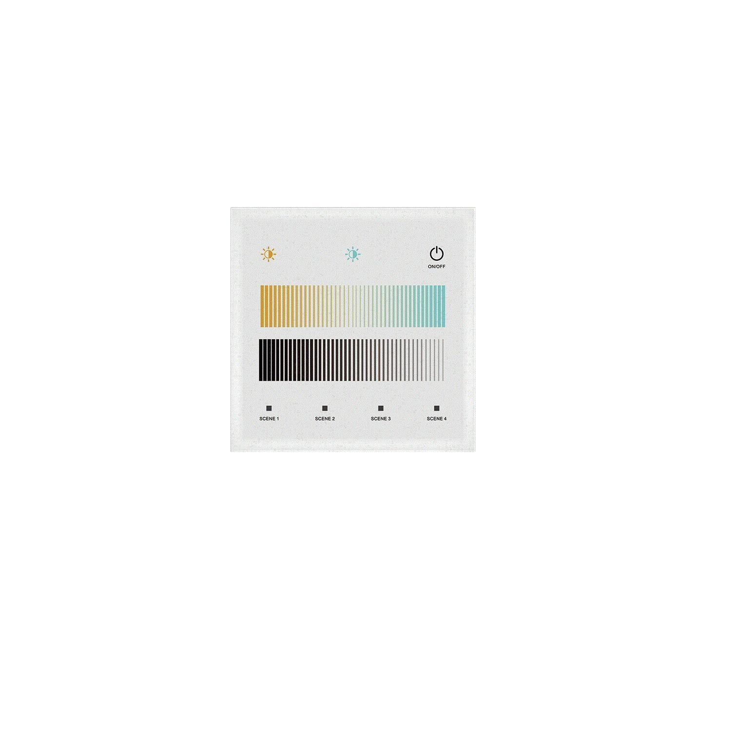 Ledkia - Panel Táctil DALI Master DT8 CCT SKYDANCE TD2-S, Blanco ...