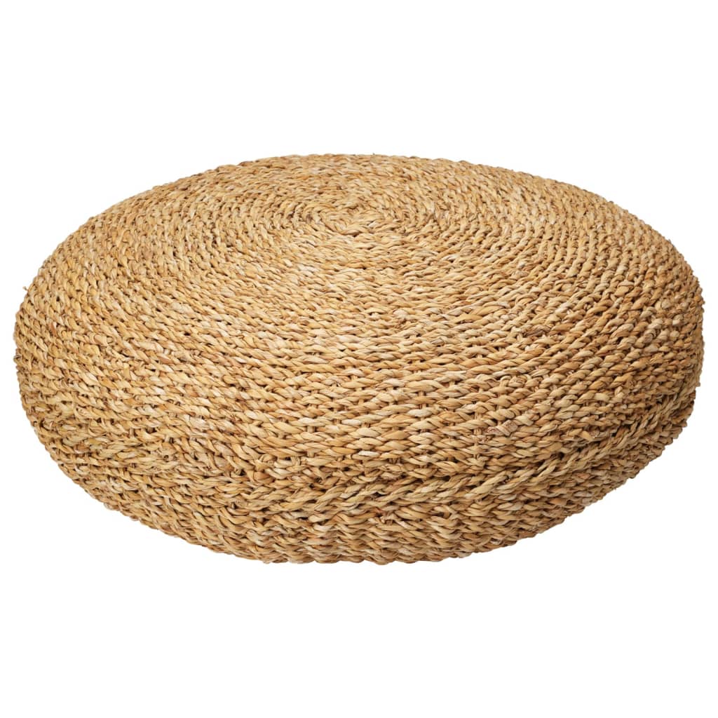 Maison Exclusive - Pouf rond l Ø58x20 cm herbe de mer | Leroy Merlin