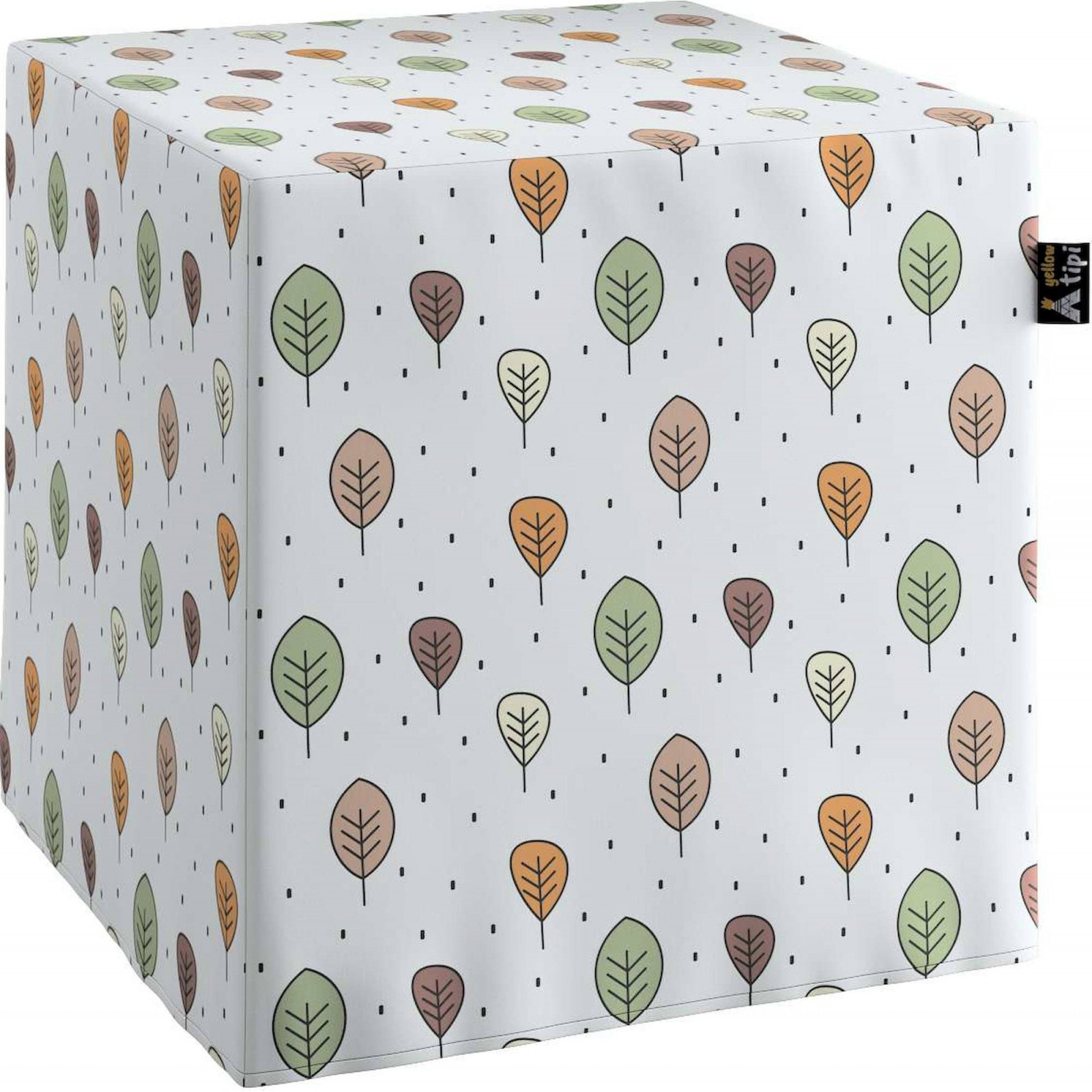 Pouf cube Magic 40 x 40 x 40 cm Multicolore | Leroy Merlin