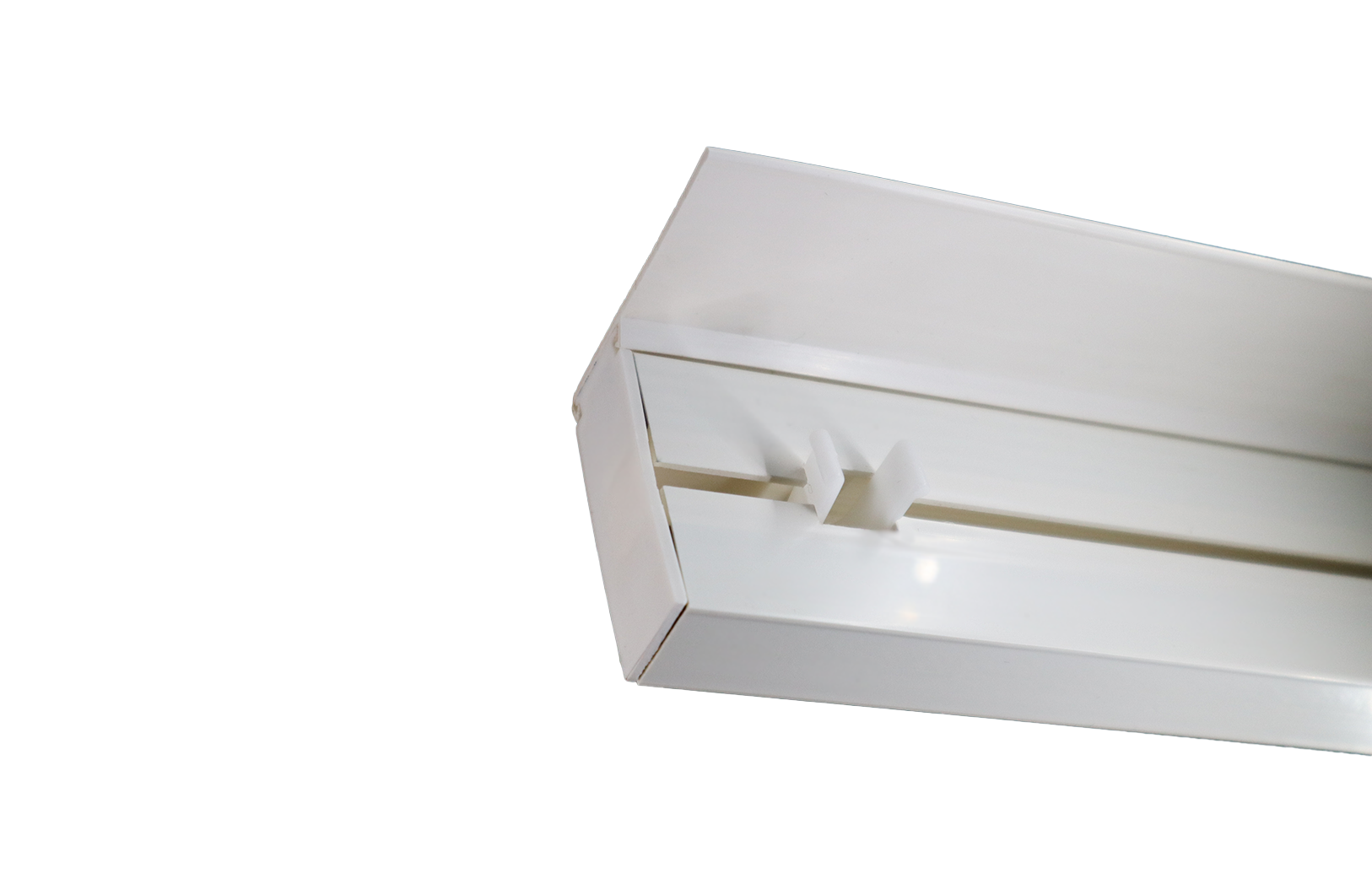 Tringle déco Rail PVC avec profil de décoration blanc 120cm | Leroy Merlin