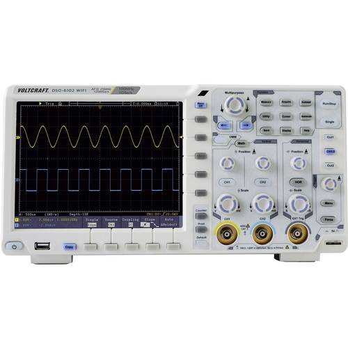 Oscilloscope numérique VOLTCRAFT DSO-6102WIFI 100 MHz 2 canaux 1 Géch/s ...