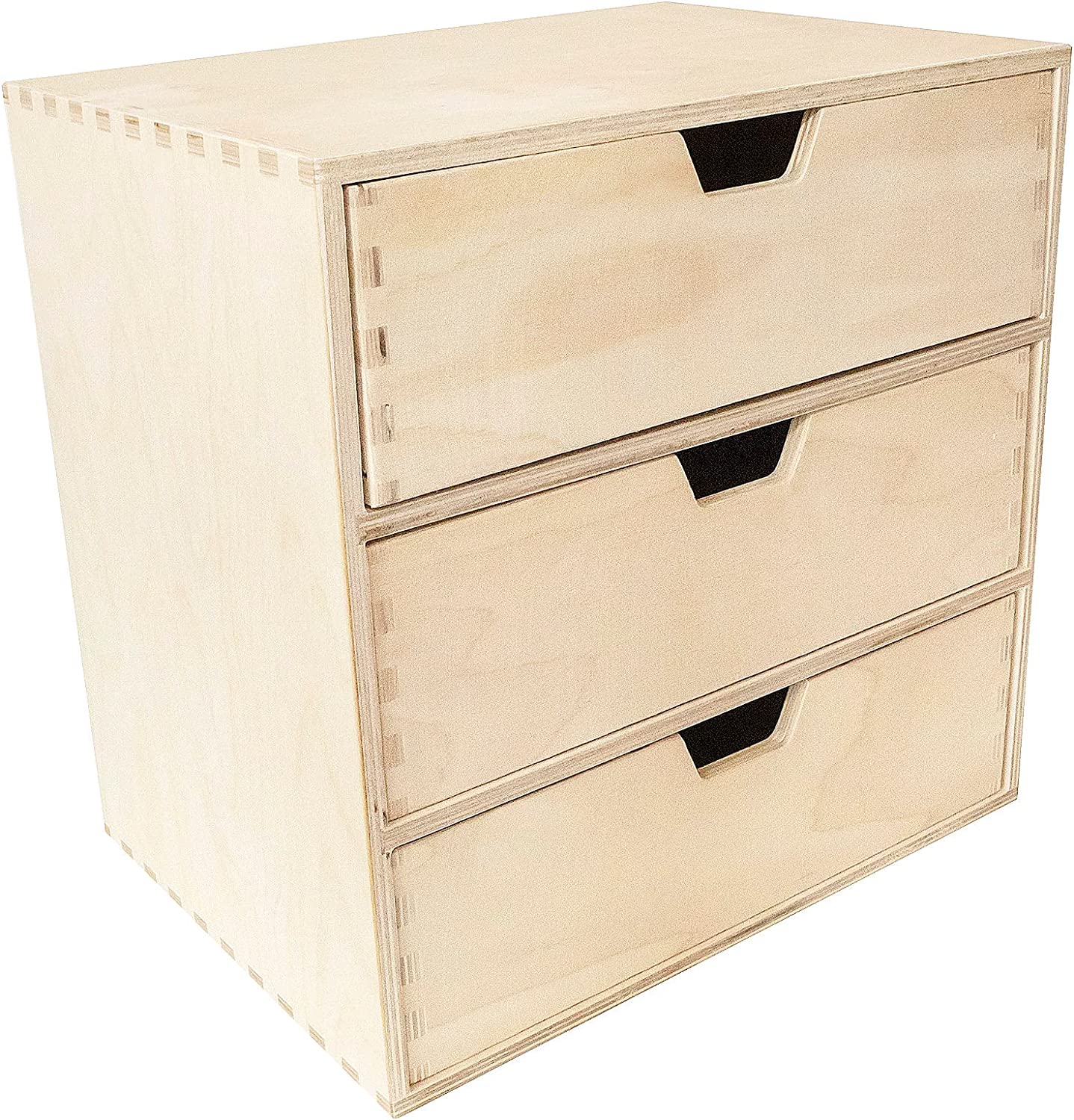 Creative Deco Pequeña Cajonera Madera | 3 Cajones | 28,5 x 20 x 28,5 cm | Mini Armario de ...