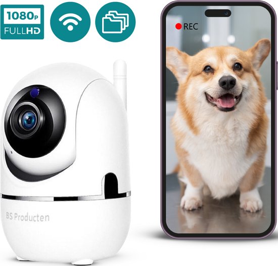 BS Producten Caméra de Sécurité - Caméra pour Animaux - WiFi - Full HD ...