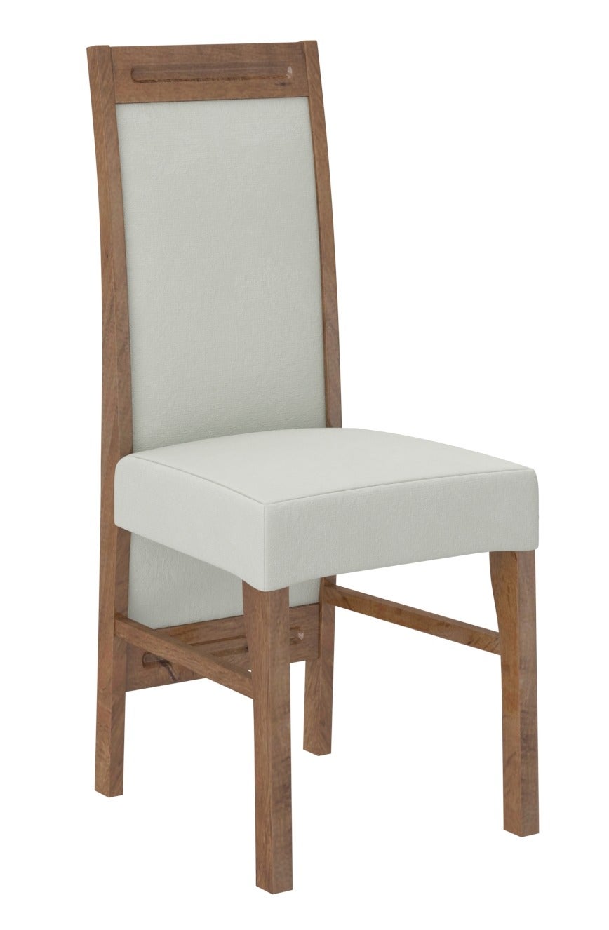Chaise bois marron et tissu au choix Valka-Tissu 27123 | Leroy Merlin