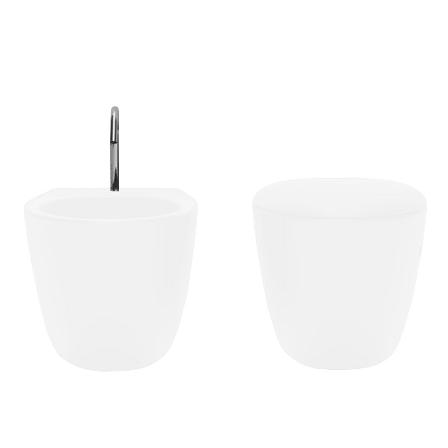 Sanitari sospesi moderni Domus Falerii Mascalzone profonditÃ cm 35x48 ...