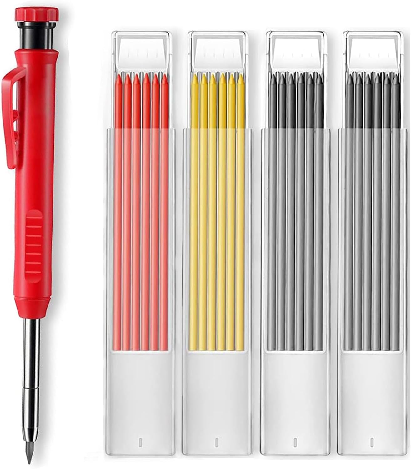 Crayon Chantier,Crayon Charpentier,Porte mine chantier,Crayon pica,1 ...