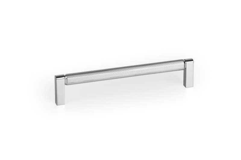 Poignée de meuble orlando - Décor : Nickelé poli - Longueur : 170 mm ...