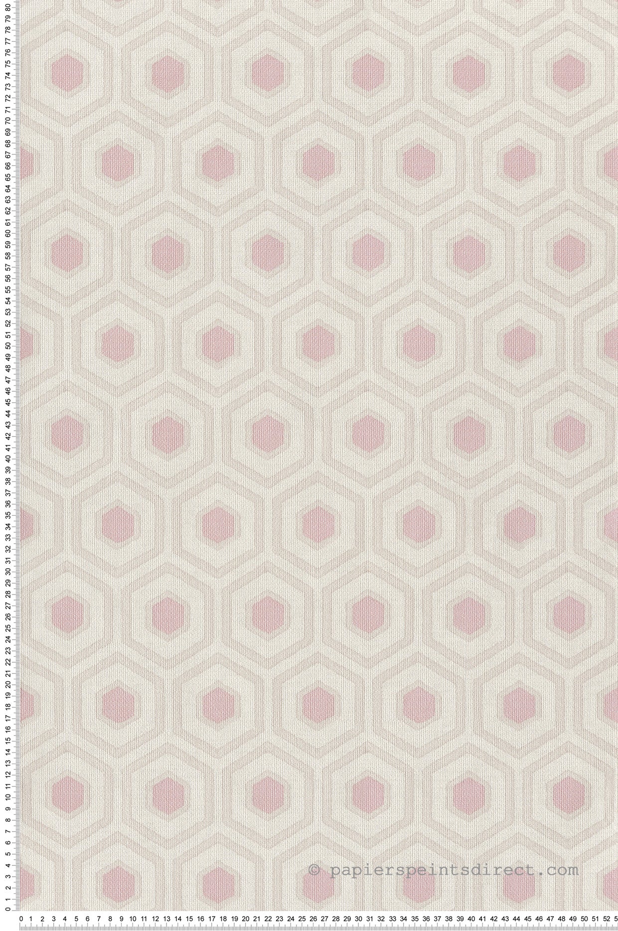 Papel pintado vinilico TNT geométrico hexagonos tipo panal con textura ...