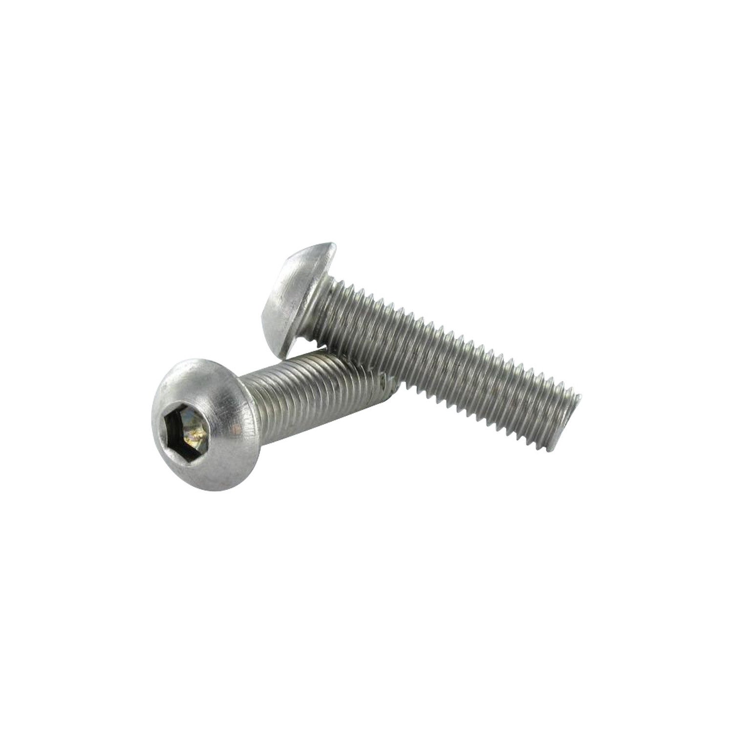 Vis métaux Inox A2 BHC (Tête Bombée Hexagonal creux) M10X40 Filetage ...