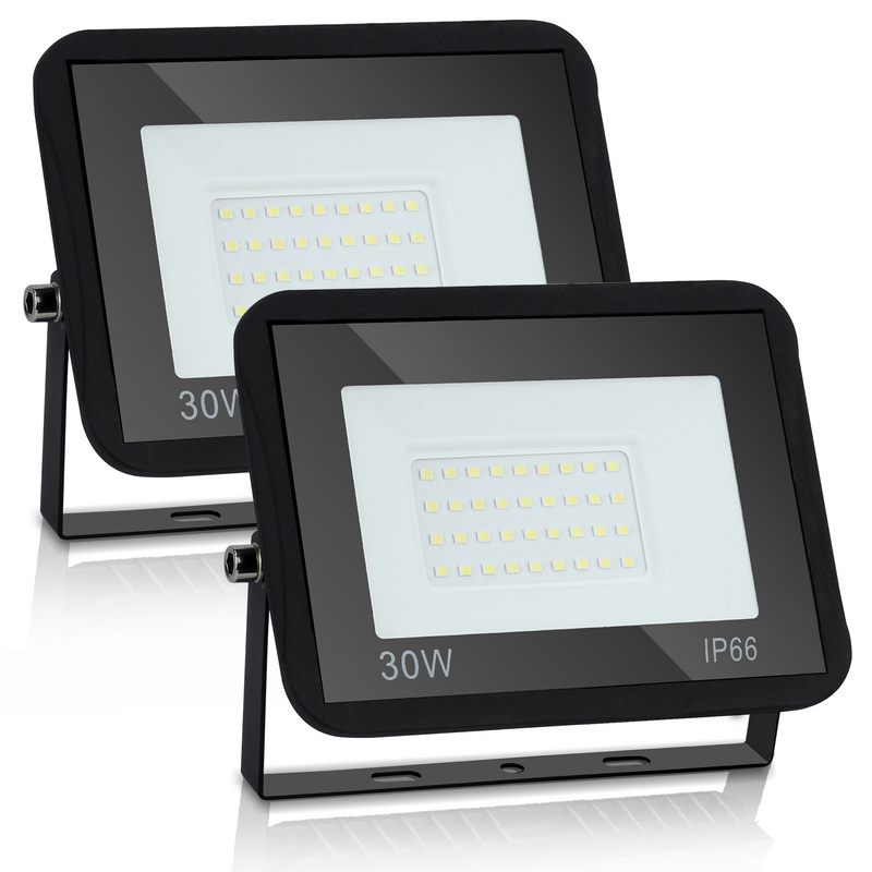 Projecteur de chantier à LED 2X 30W Projecteur extérieur Projecteur à ...