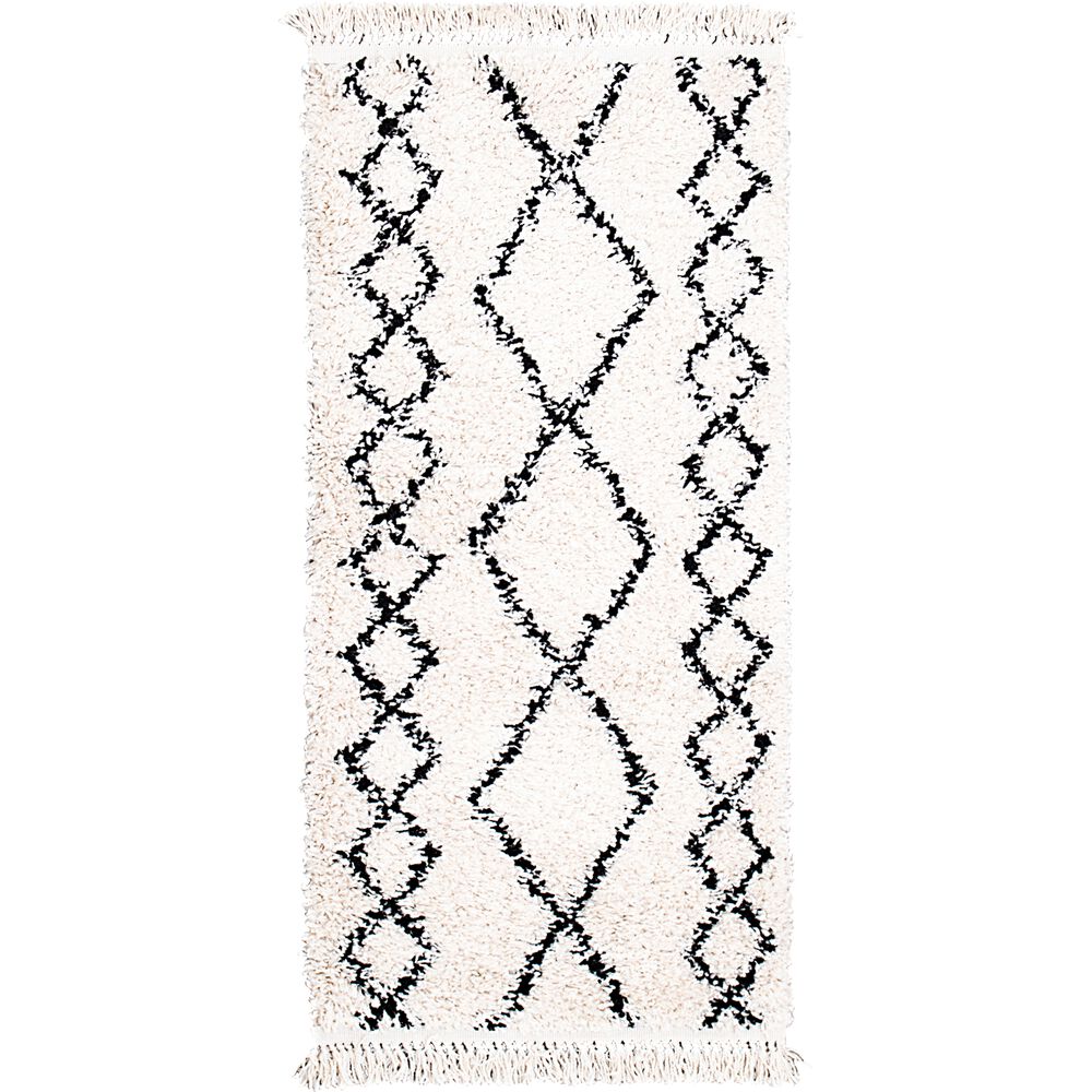 Tapis Synthétique Blanc ILEM ALINEA - L120 x larg60 x Ep. 3,5 cm ...