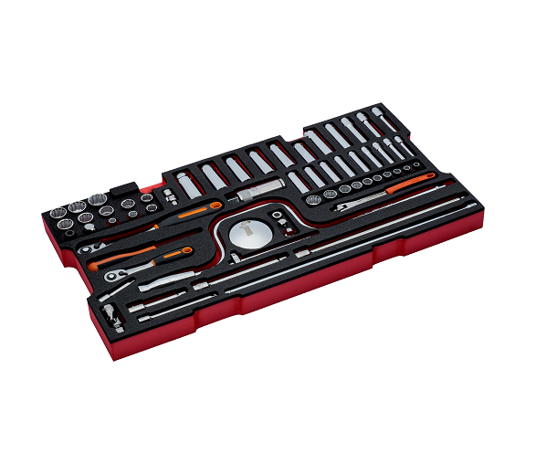 Module mousse avec jeu de douilles 61 pièces FF2B01 Bahco | Bricoman