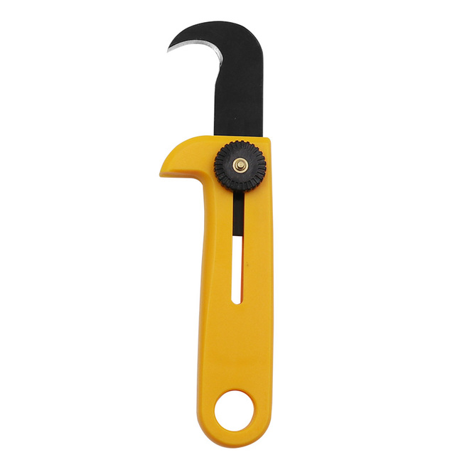 Portable Unpacking Knife Push Knife portachiavi Hook Blade Survival ...