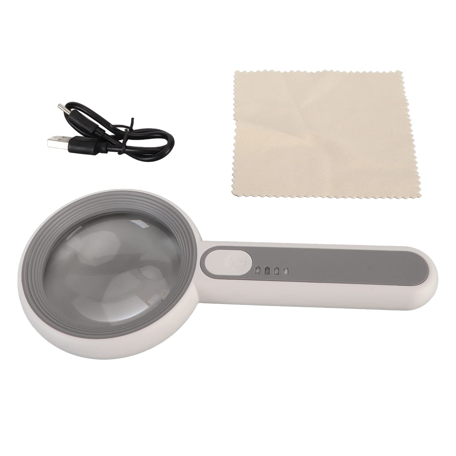 Loupe LED Loupe éclairée portable Contrôle tactile Rechargeable pour la ...