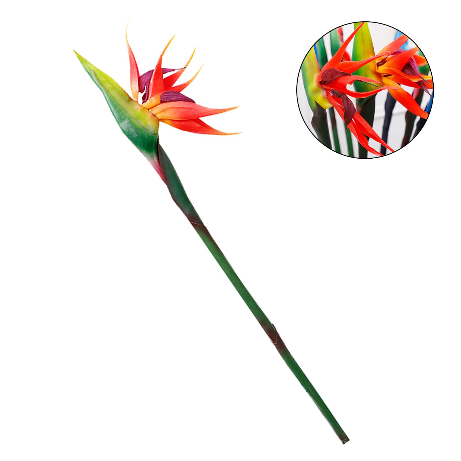 Fleurs artificielles oiseau de paradis, plantes décoratives permanentes ...