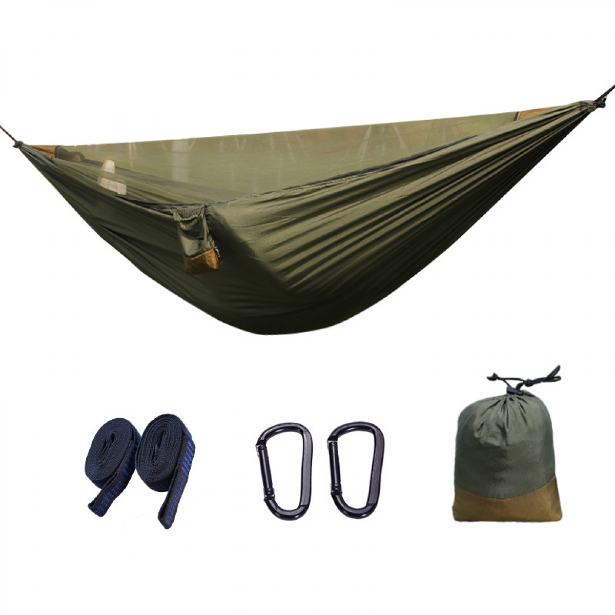 Hamaca de exterior con mosquitera, ideal para acampar, hacer senderismo ...