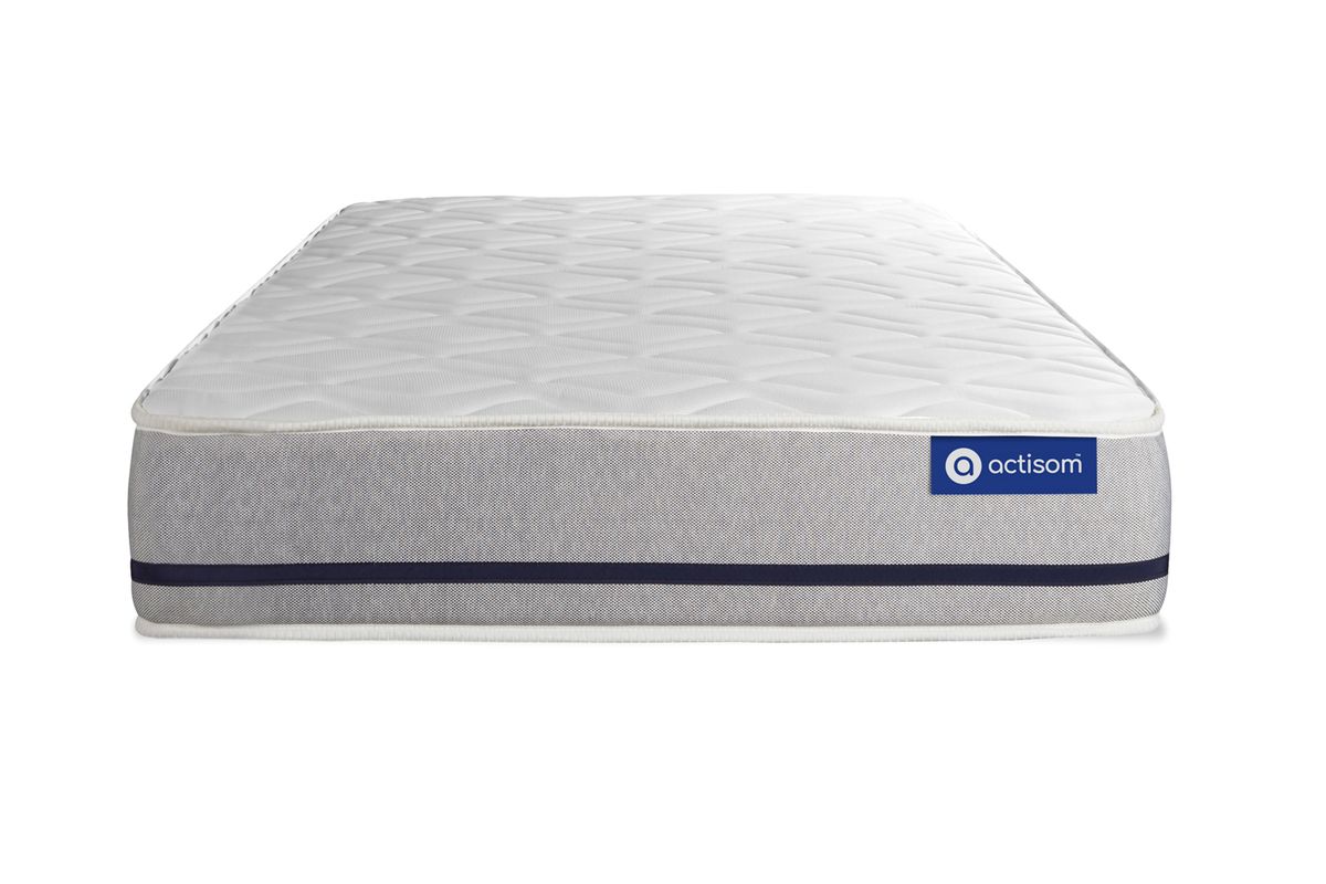 Ensemble matelas 80 x 190 cm Actilatex soft - Latex et mémoire de forme - Ep : 20 cm - Mi-ferme ...