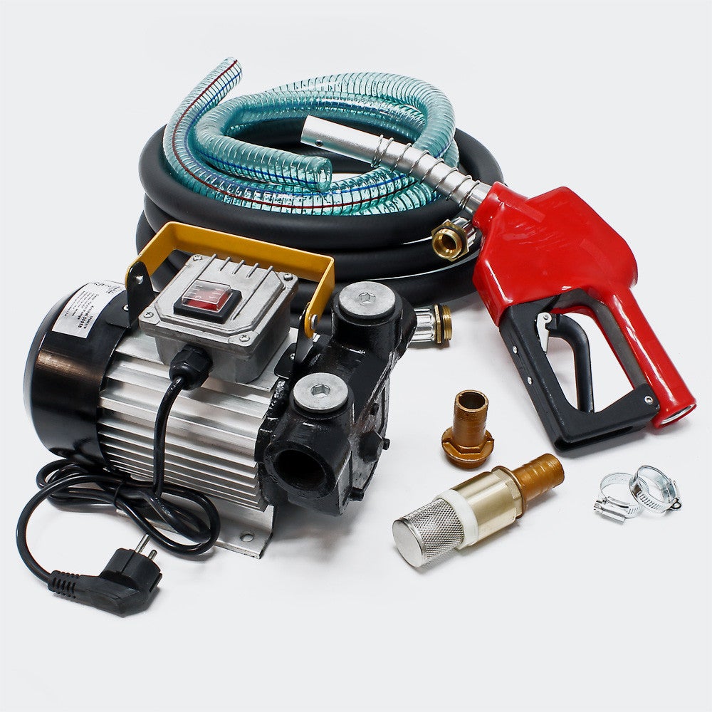 Pompe à fuel et gasoil bio mobile 230 V 550 W 60 l/min autoaspirante ...