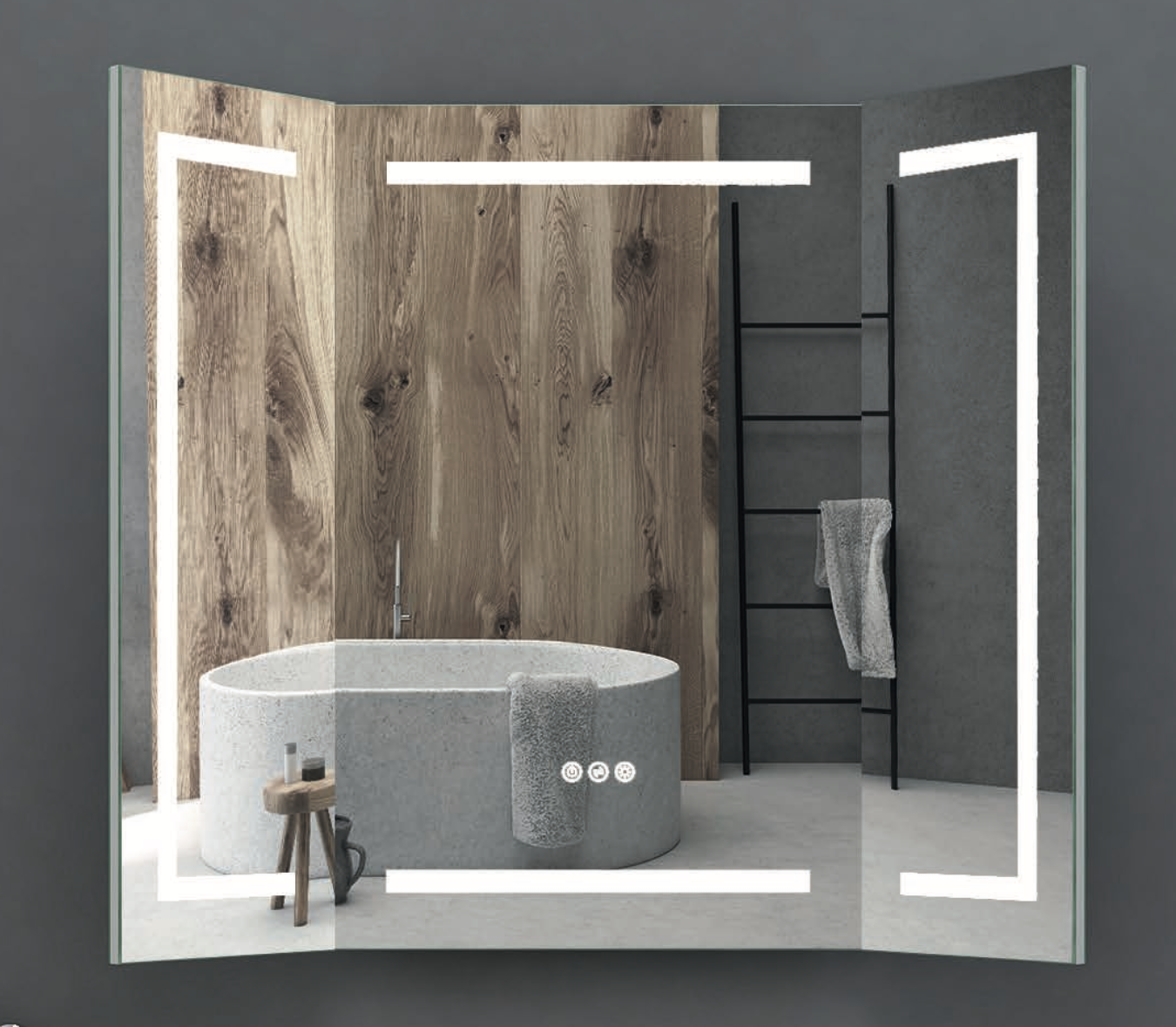 Miroir Triptyque Leroy Merlin