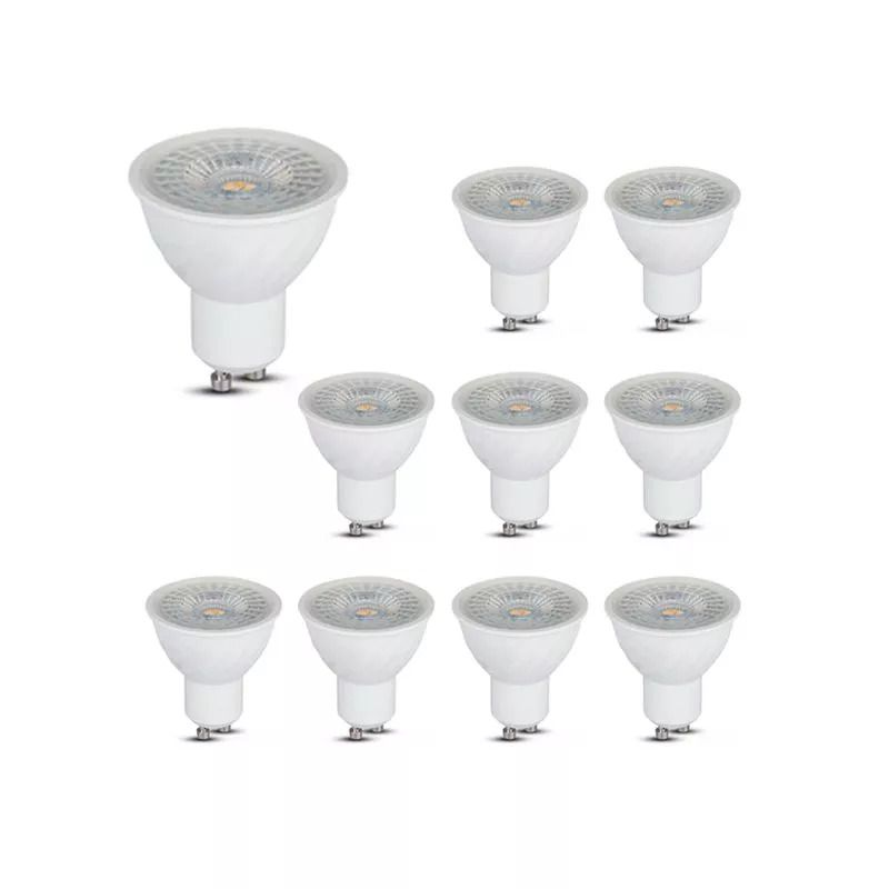 Lot de 10 Spots LED GU10 6W 110° Samsung Chip V-TAC PRO VT-247 - 110 ...