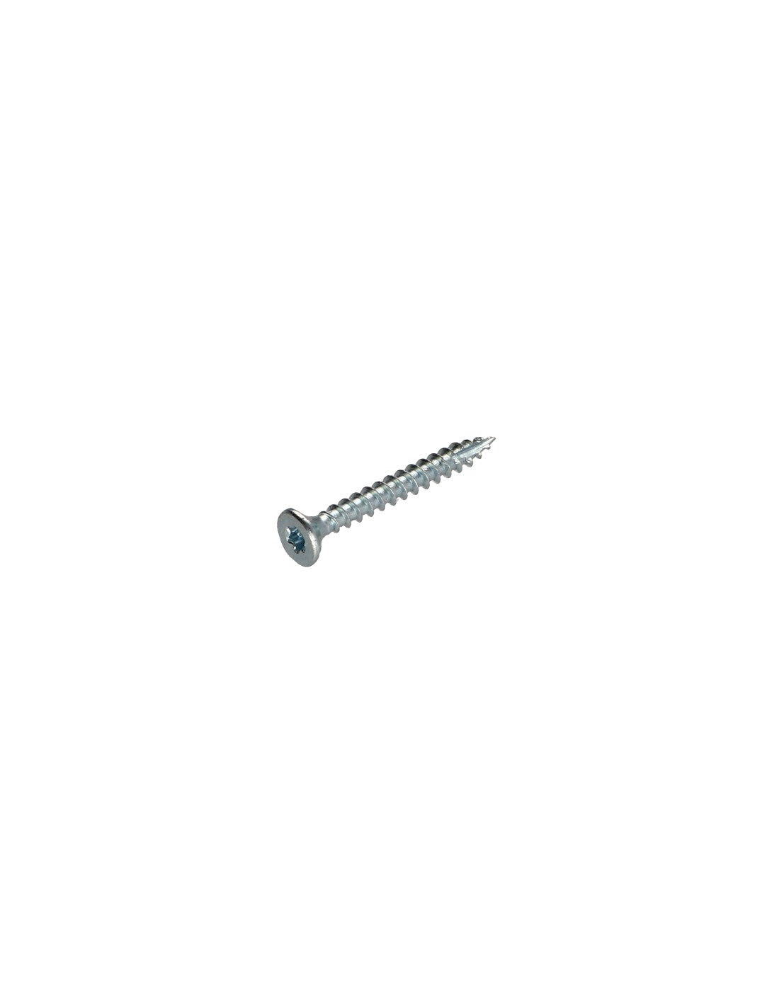 Vis bois TEKOR Tête fraisée Cranté 4.5X35 TORX T25 Acier zingué ...