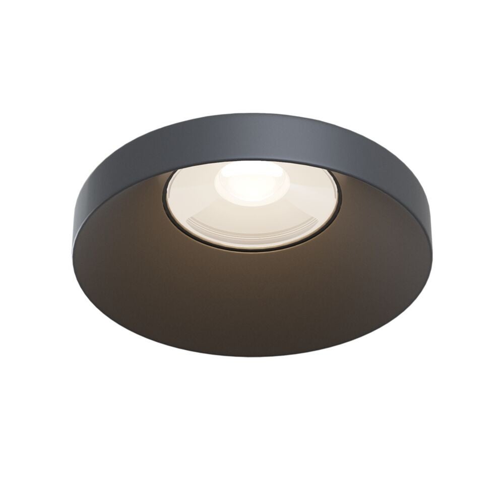 Maytoni Kappell Downlight encastré noir à DEL intégré Kapell | Leroy Merlin