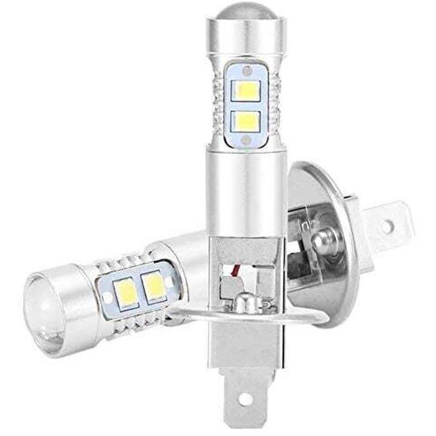 Ampoule Led H1 100w, Ampoules De Phare Feu De Brouillard 360 Degrés ...