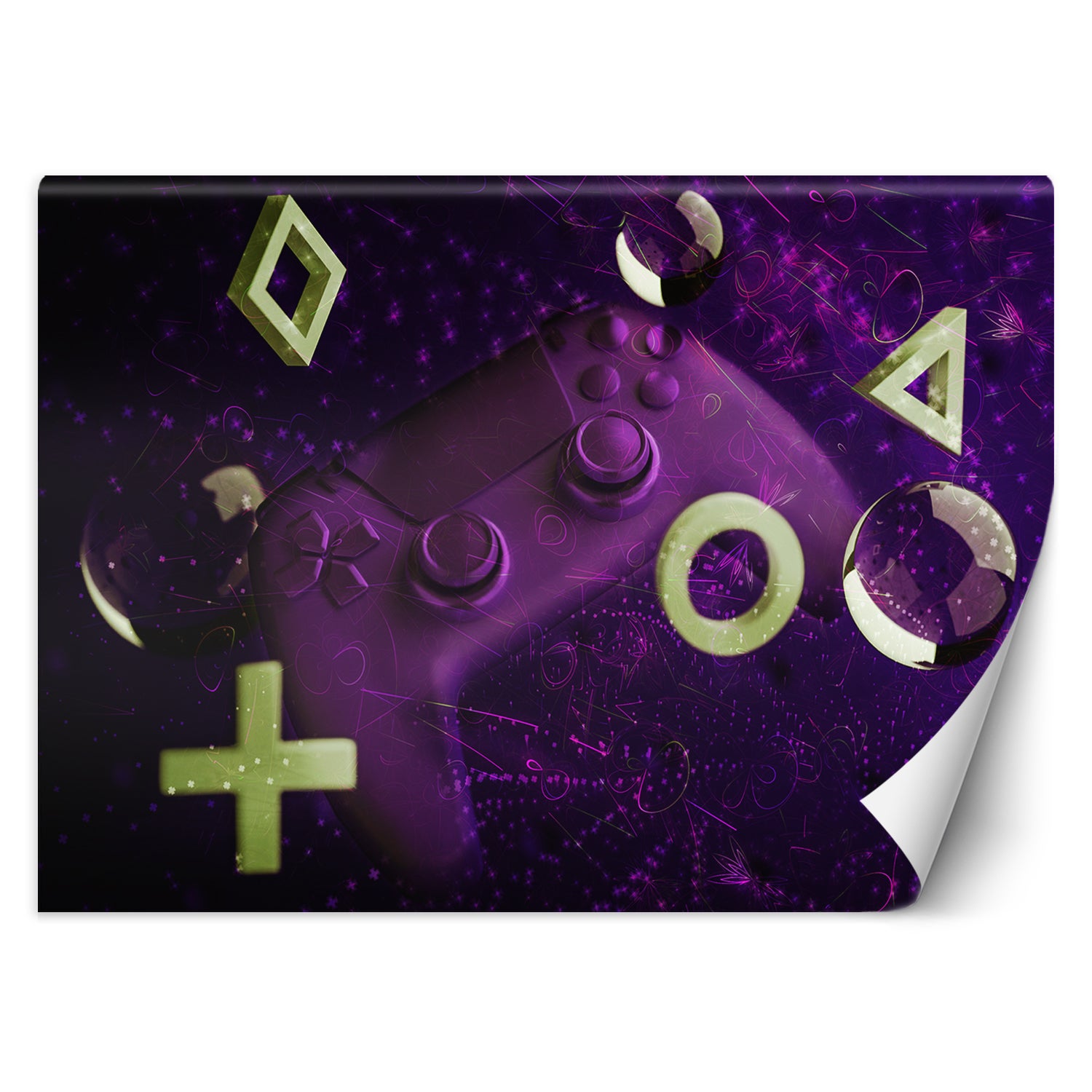 Papier peint, Console de jeu 100x70 | Leroy Merlin