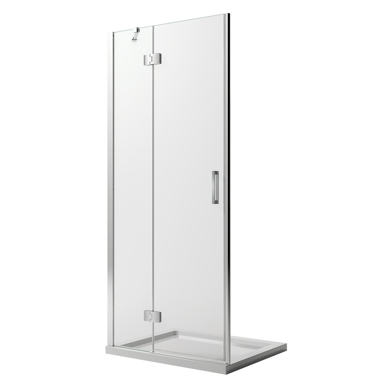 Puerta de Ducha 70CM H190 Vidrio Transparente con Easy-Clean mod. Flip ...
