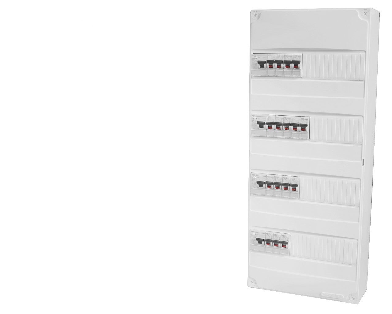 Tableau électrique precable ABB (16 disjoncteurs + 4 ID) | Leroy Merlin