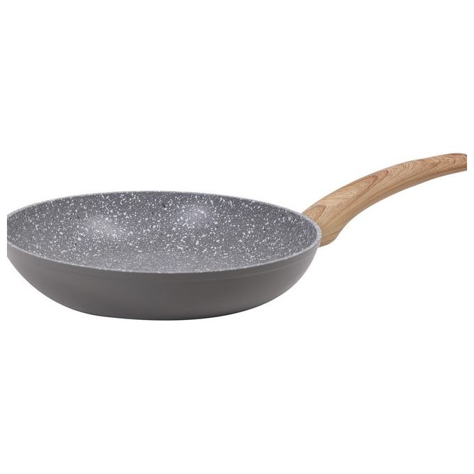 Padella in Alluminio Forgiato Atlantic con Manico in Legno - Ideale per ...