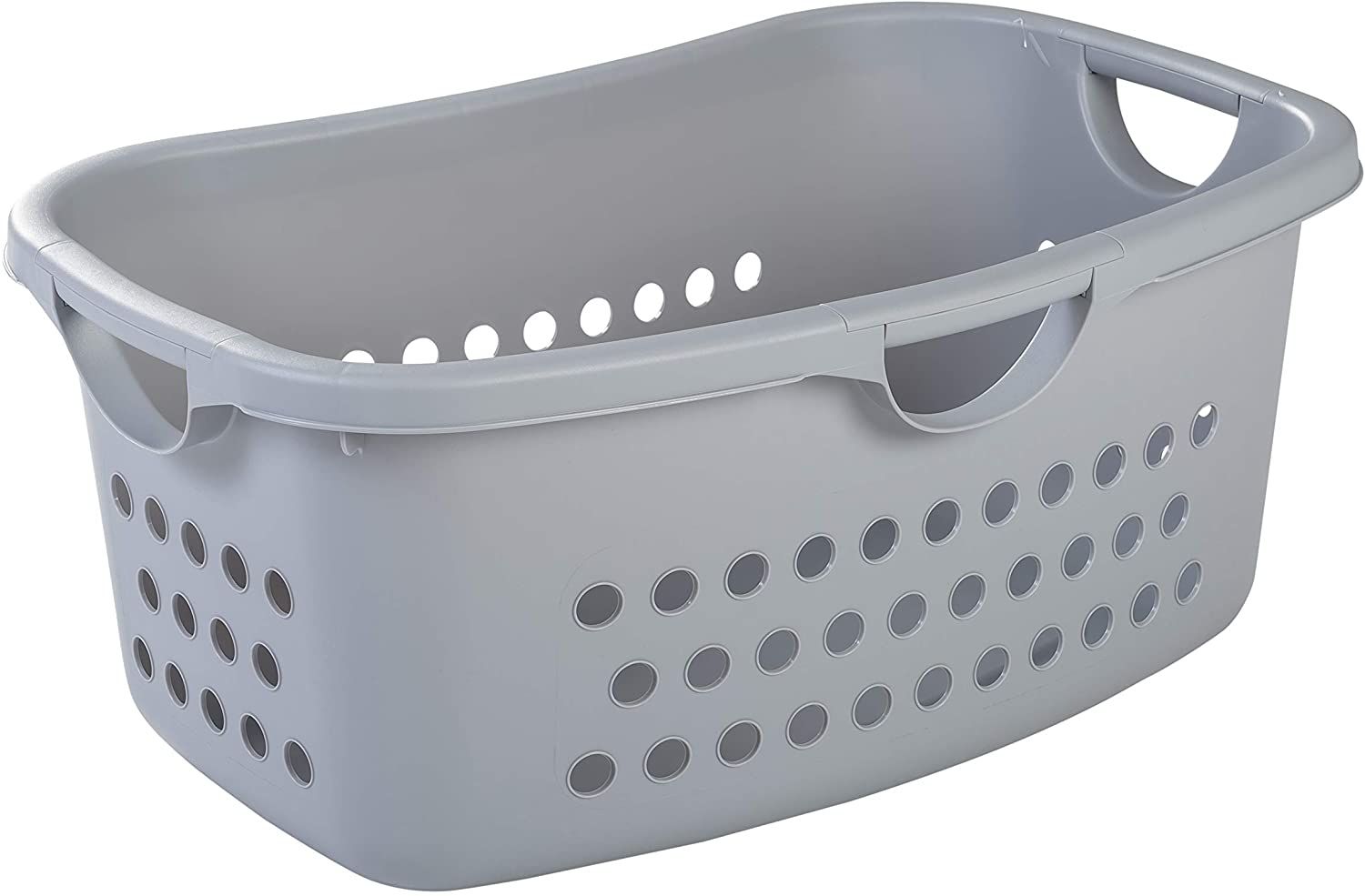 Iris Ohyama, Coffre, Panier, Bac, Corbeille à linge en plastique, 40 L ...