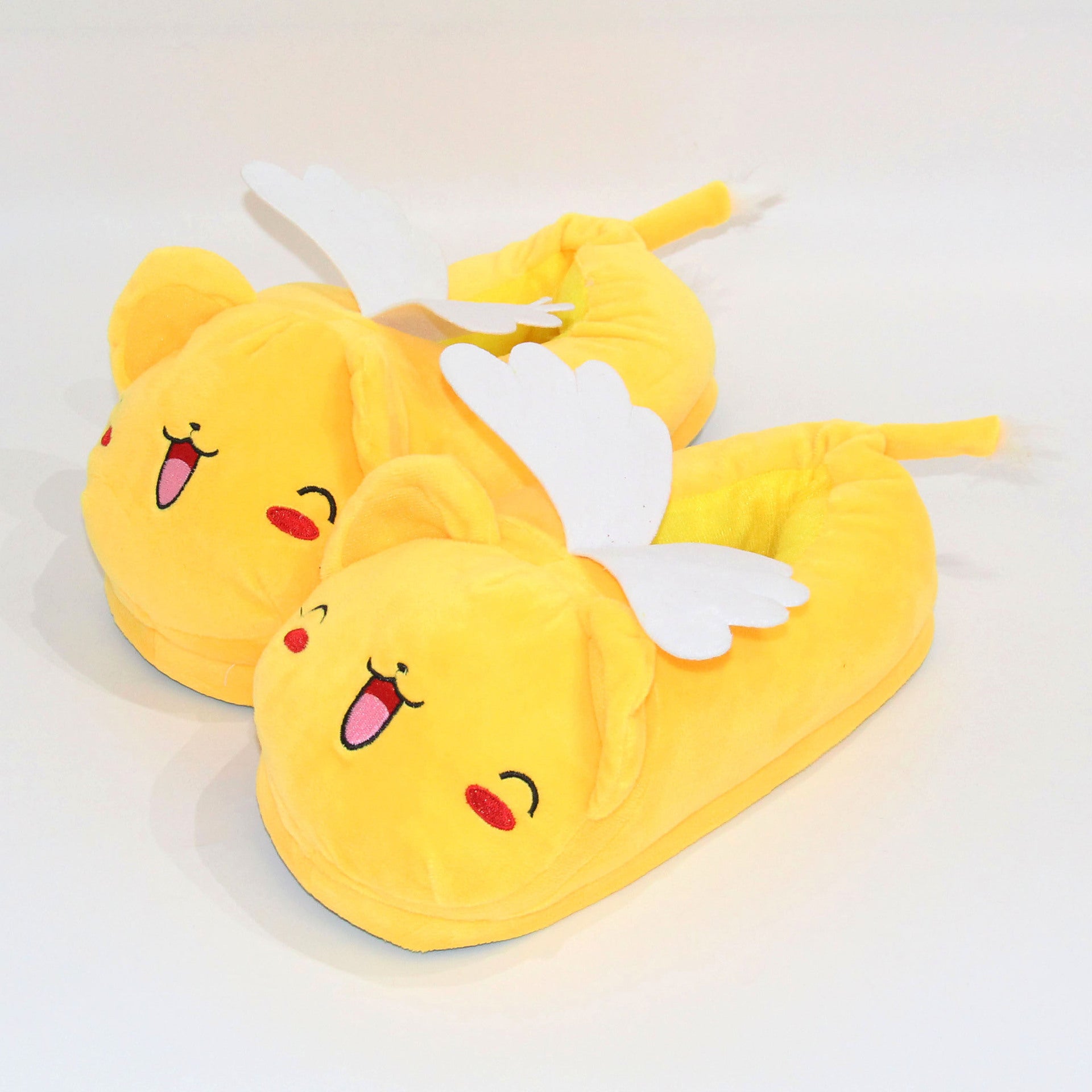 Pantoufles anime | Pantoufles mignonnes en peluche bleue kawaii ...
