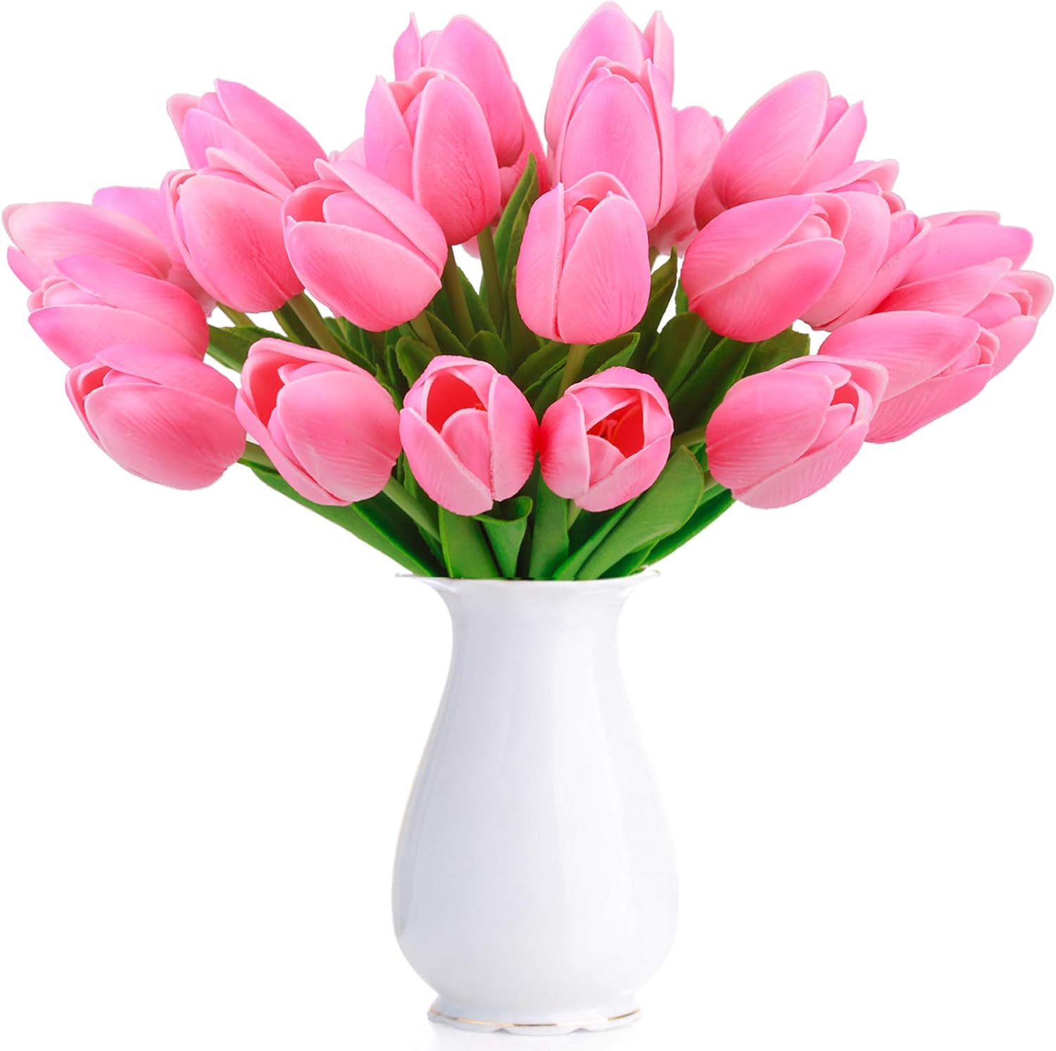 Tulipe Artificielle Faux Holland Mini Tulipe Real Touch Fleurs 24 Pcs ...