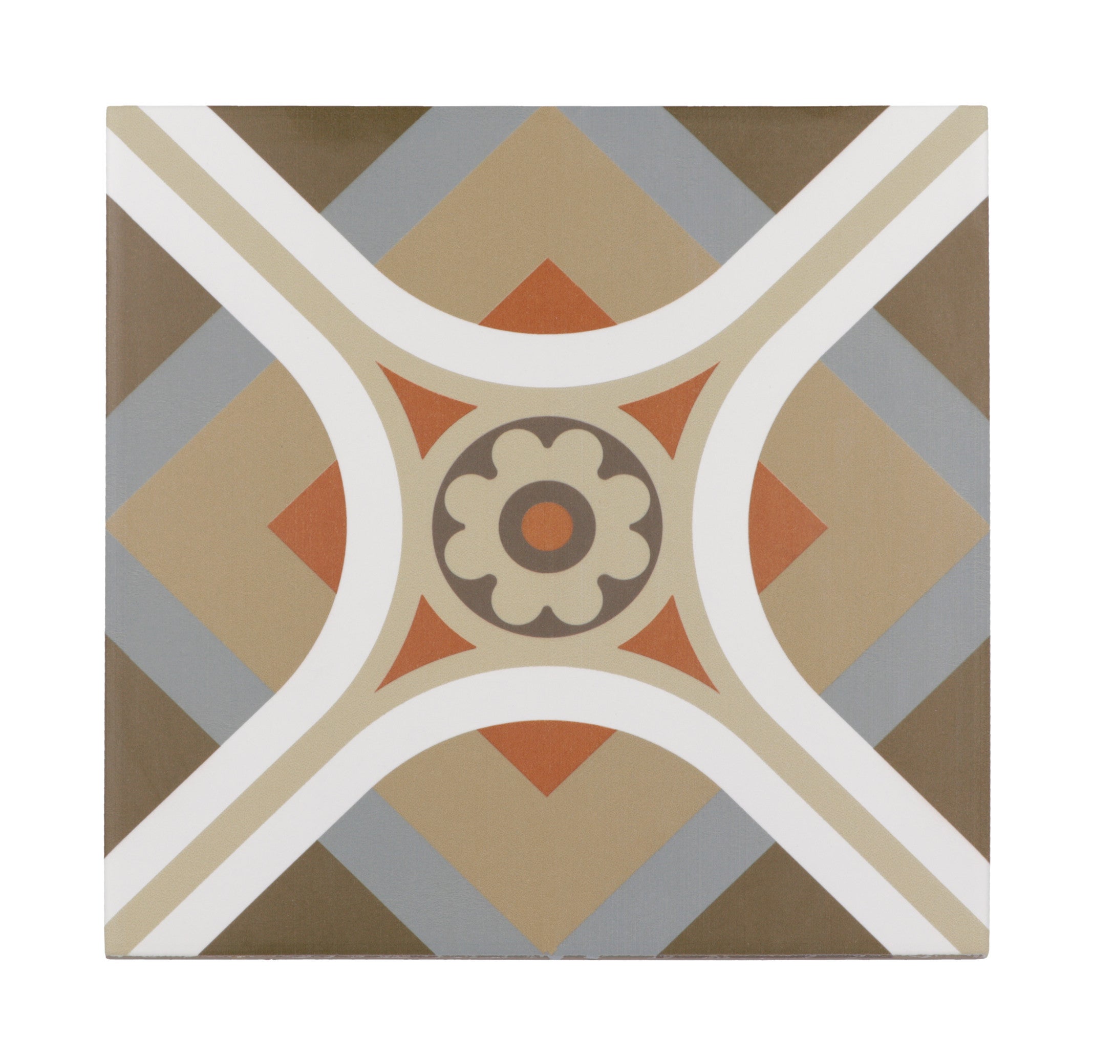 Carrelage sol / mur effet ciment à motif 20x20 cm RIVOLI - CINQUE ...