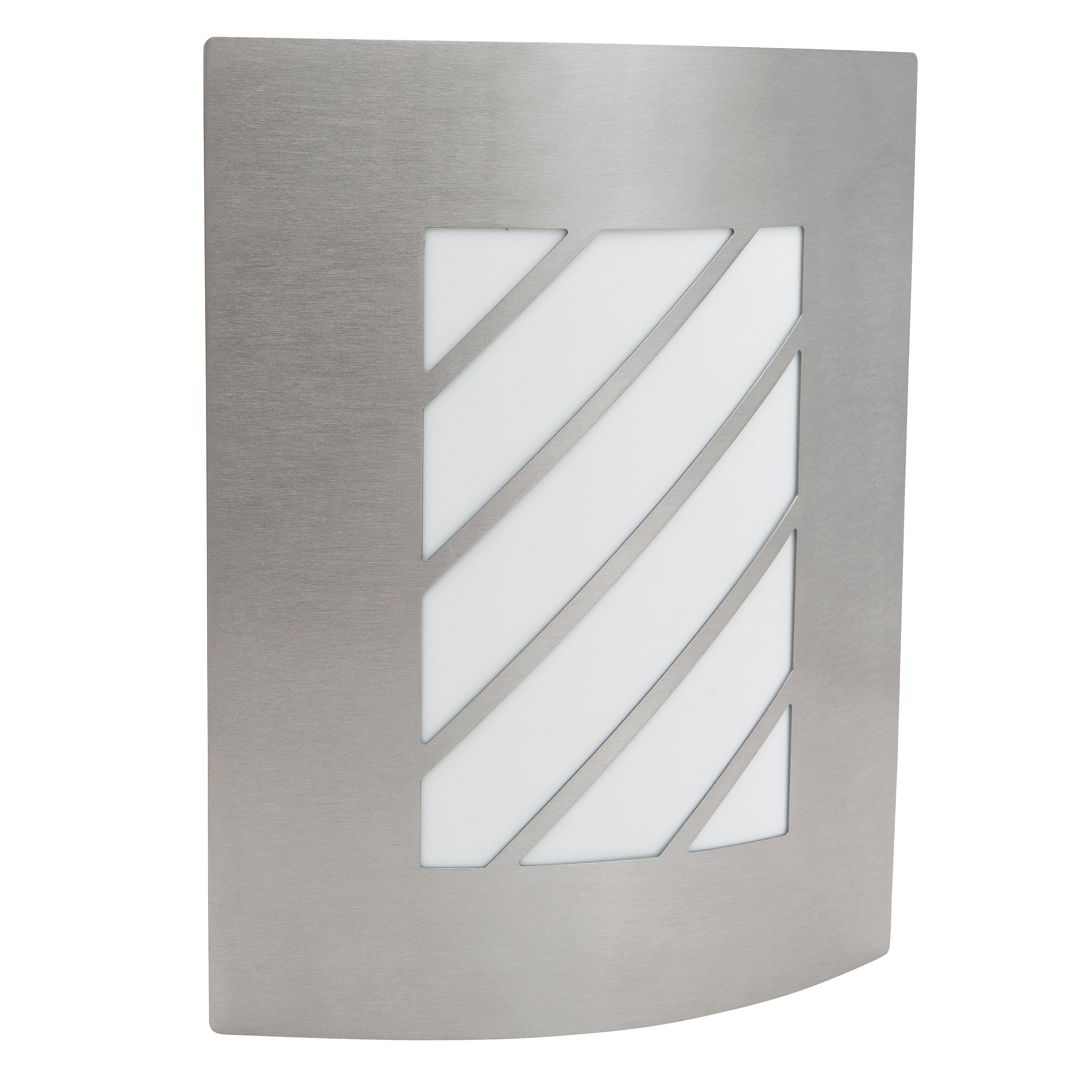 Aplique GREGAL IP44 E27 20W Inox | Leroy Merlin