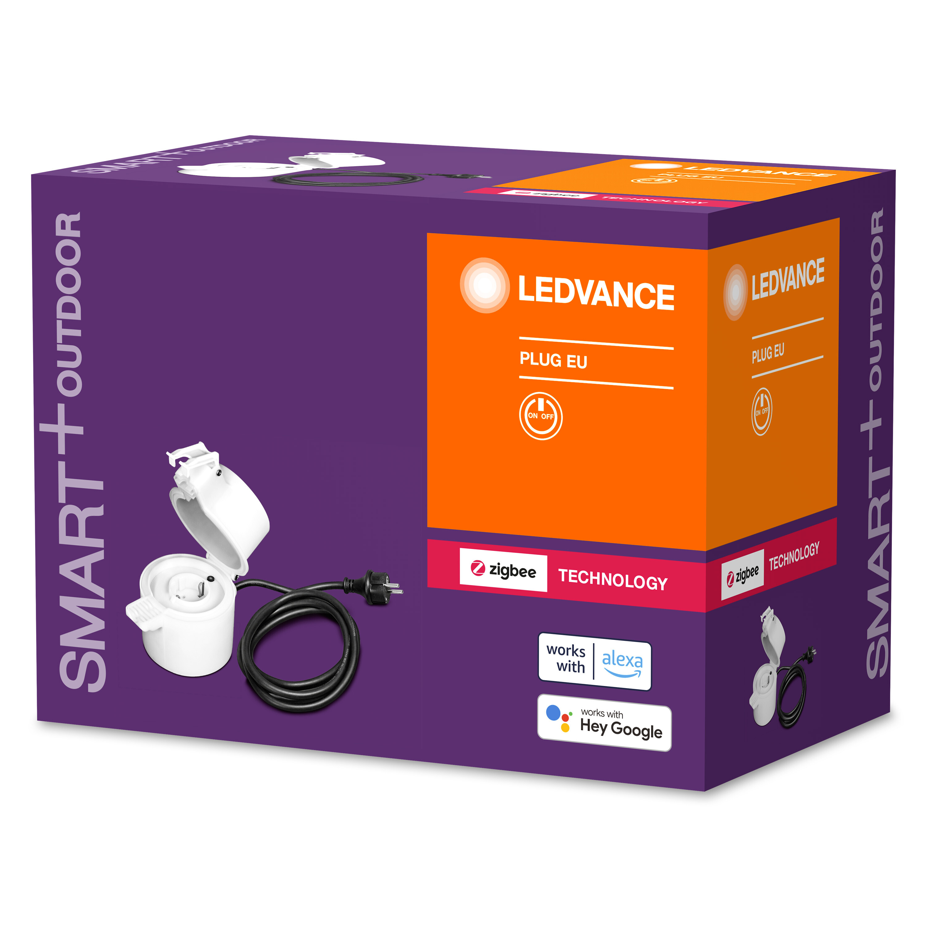 LEDVANCE Smart+ Outdoor Plug, Prise à interrupteur ZigBee, pour le ...