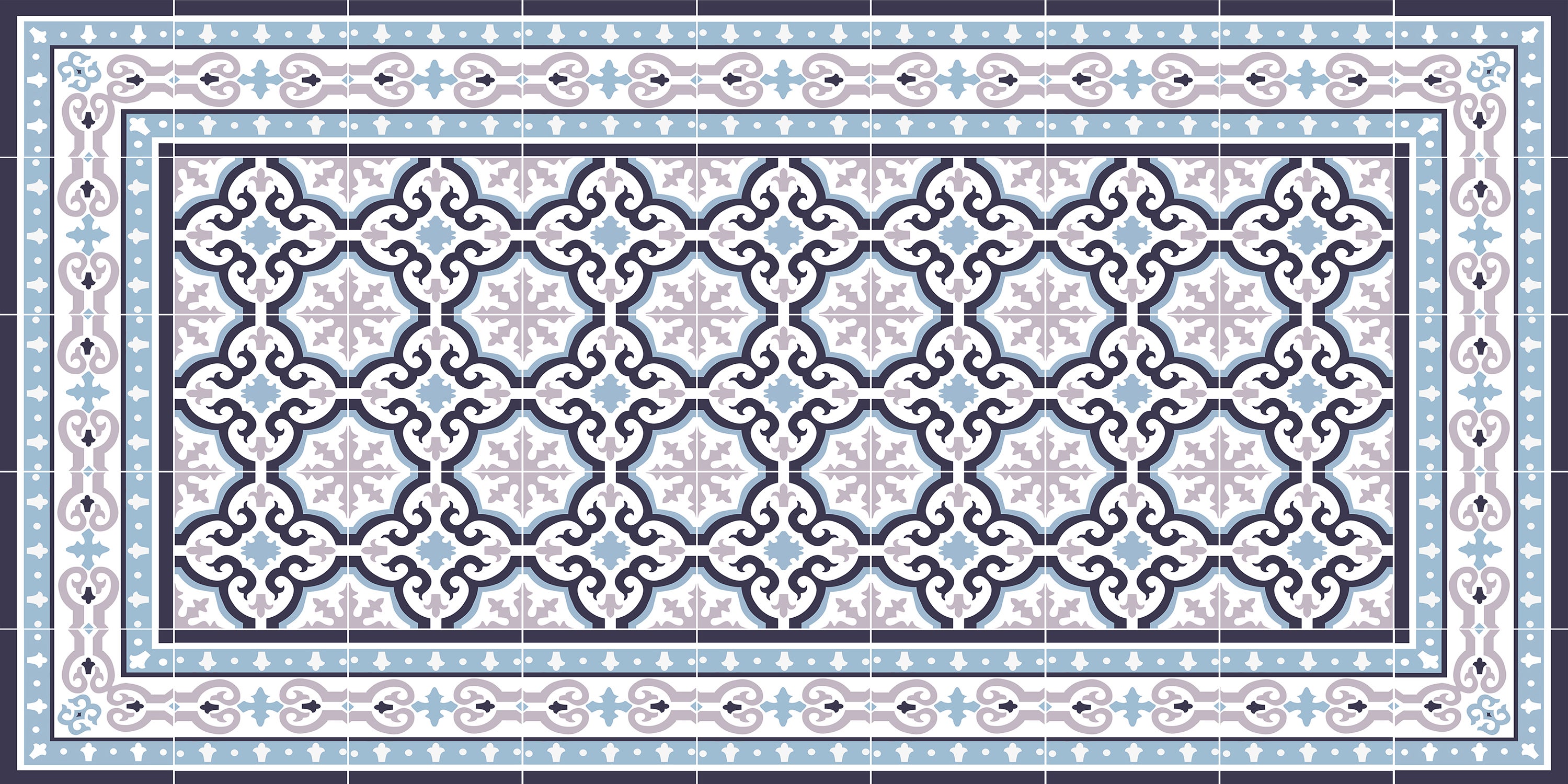 Alfombra de vinilo Scarlett 2 50x100 cm - PVC antideslizante, vinilica ...