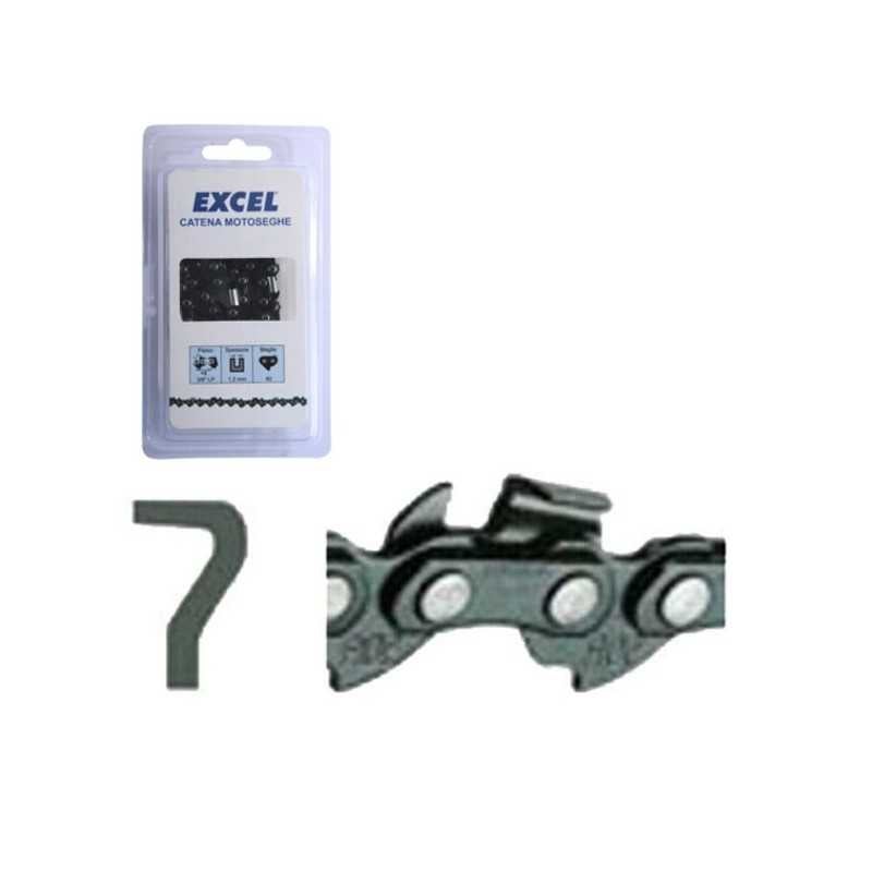 Chaîne de tronçonneuse 3/8" N1C-45E Excel 07445 | Leroy Merlin