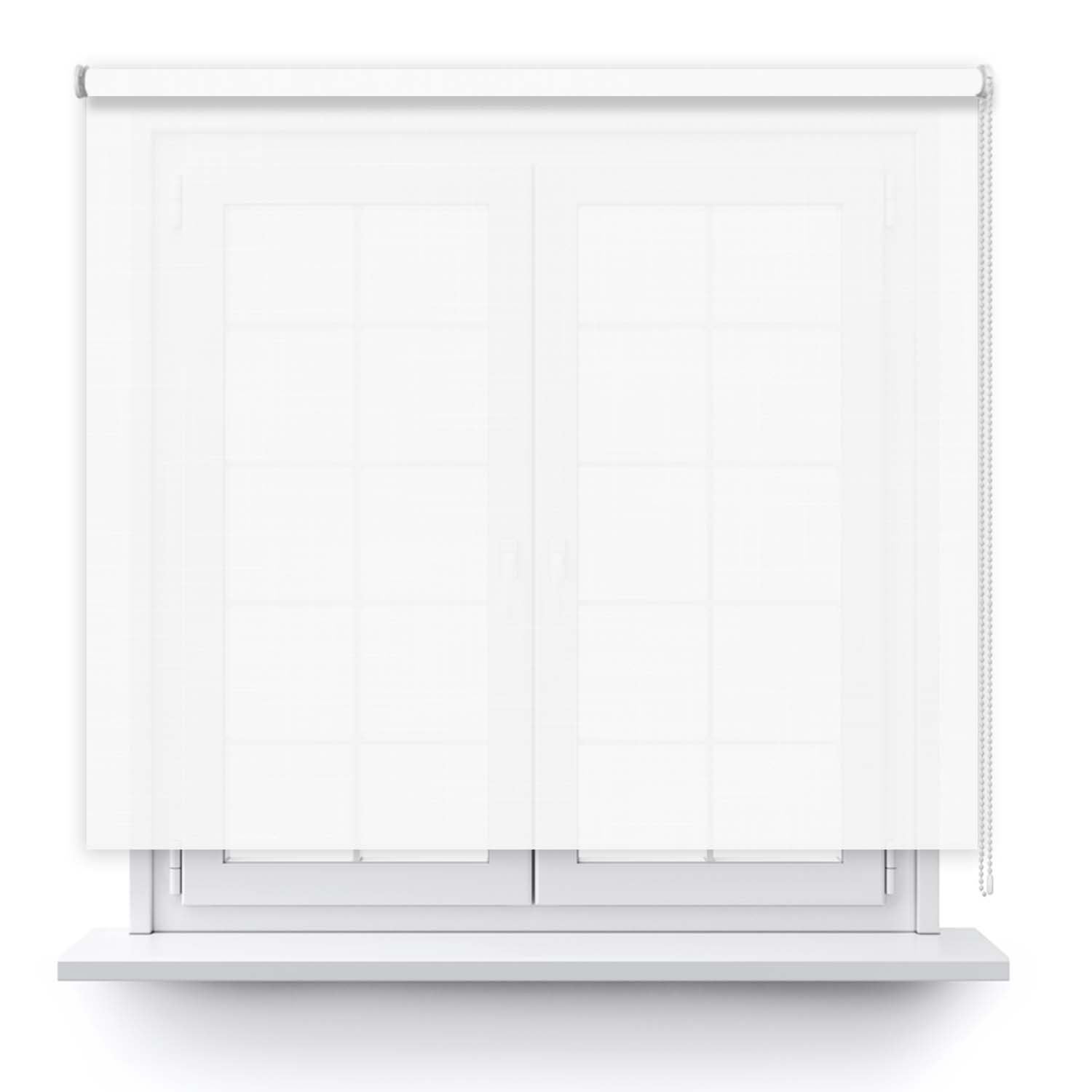 Store à rouleau translucide décoratif blanc 120x150 | Leroy Merlin