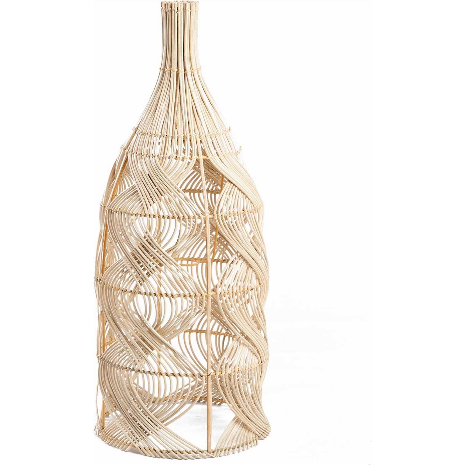 Abat-jour Garaffa 30 x 30 x 70 cm Suspension naturelle | Leroy Merlin