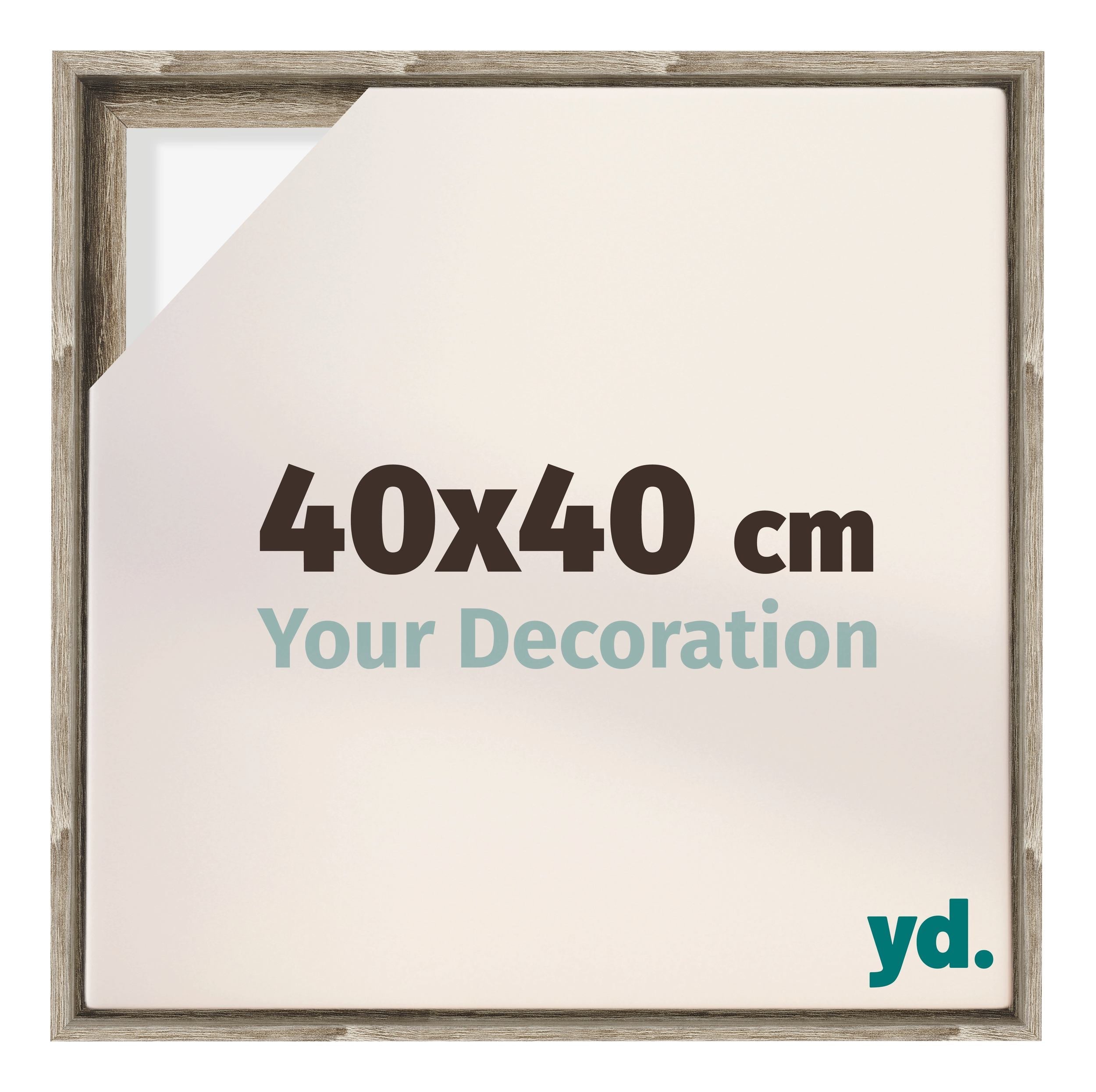 Yd. Cadre flottant 40x40 - Chene Sonoma - Cadre en caisse américaine ...