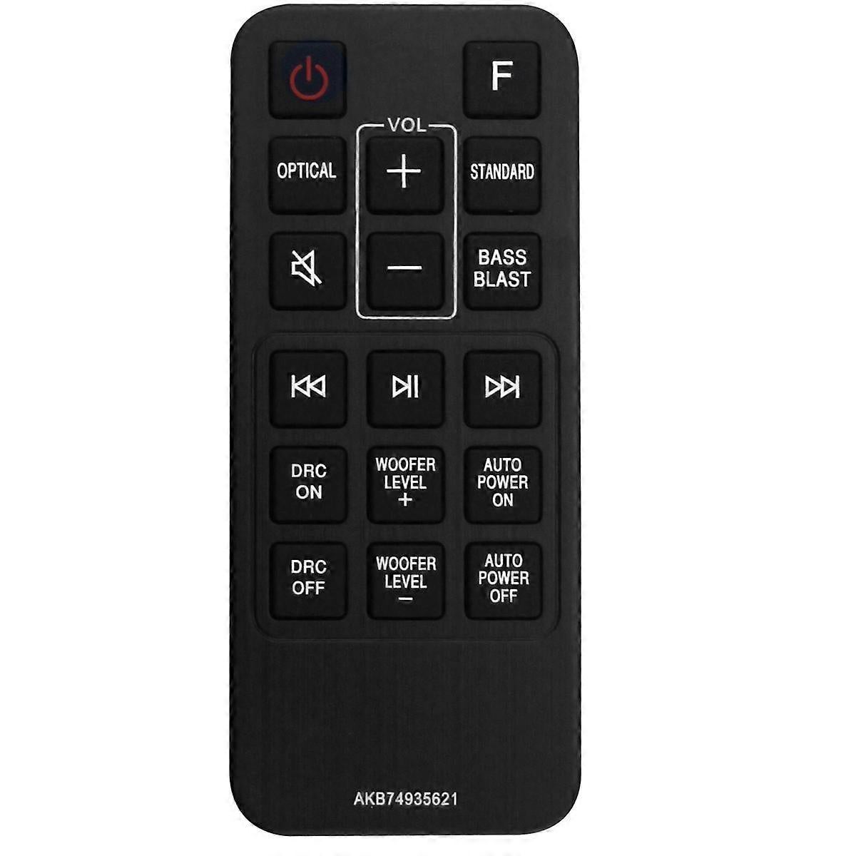 Télécommande de remplacement AKB74935621 pour barre de son LG SJ2 SJ2 ...