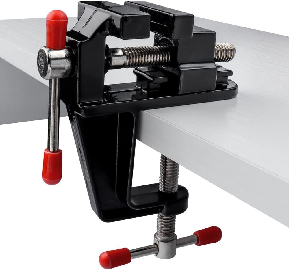 Mini tornillo de banco universal de 35 mm, mordaza ajustable, para ...