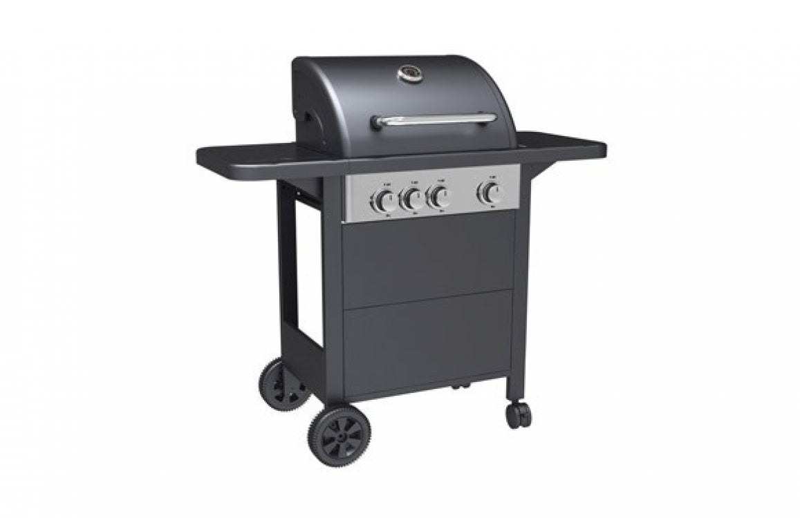 BARBACOA GAS 3 QUEMADORES + 1 PARRILLA MARCA IRONSIDE GARDEN | Leroy Merlin