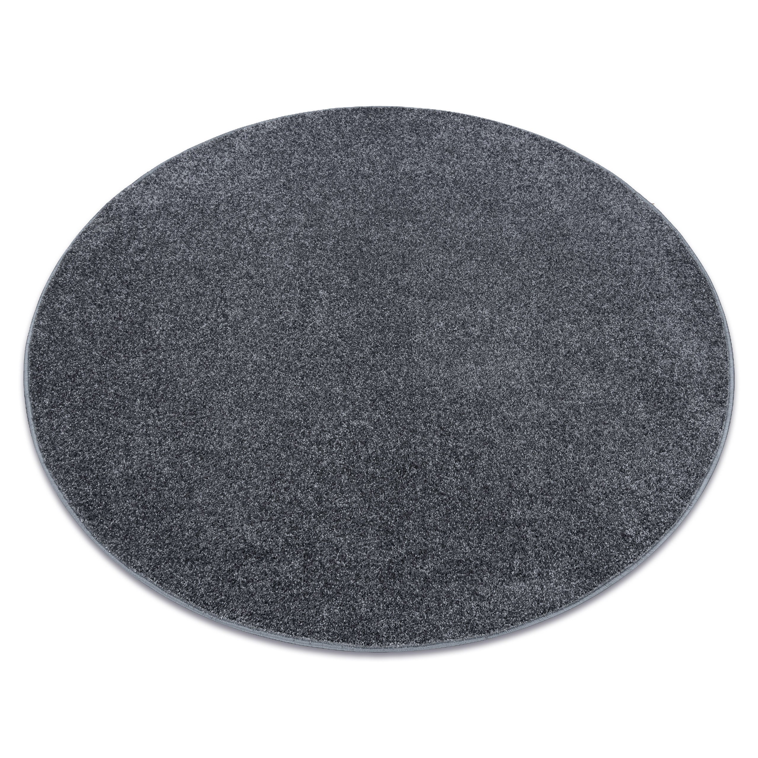 TAPIS cercle SANTA FE gris 97 plaine couleur unie cercle 150 cm | Leroy ...